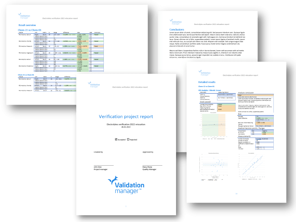 Validation Manager | Verifying new instruments - Finbiosoft